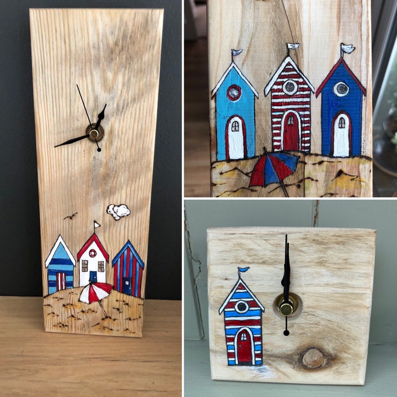 Beach Clock - Etsy