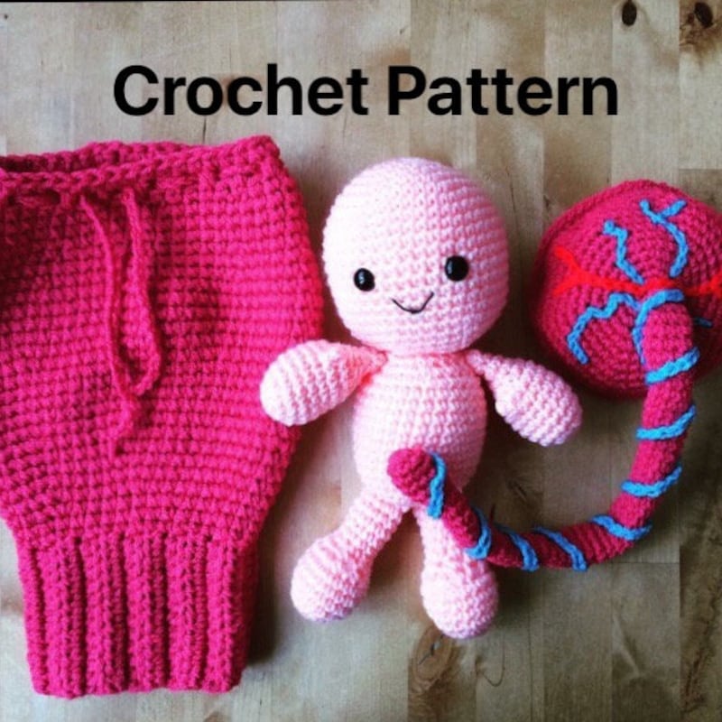 Uterus Crochet Pattern - Etsy