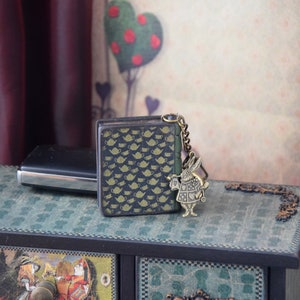 Alice in Wonderland Personalized Keychain Mad Hatter Key Chain Queen of ...