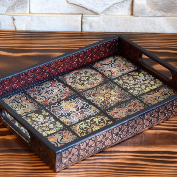 Tile Tray - Etsy