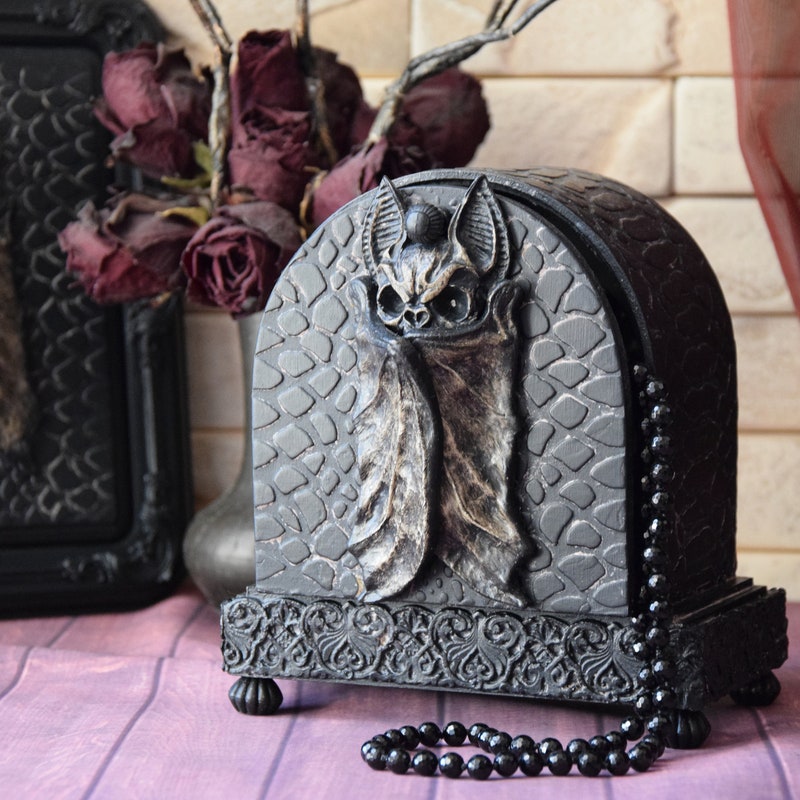 Gothic Jewelry Box - Etsy