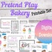 Pretend Play Bakery Printable Set | Etsy