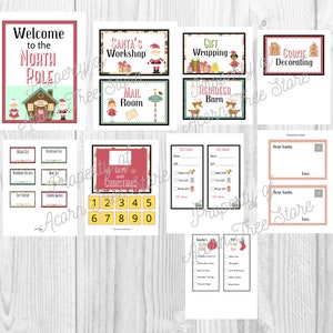 North Pole Pretend Play Santa's Workshop Christmas - Etsy