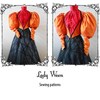 Digital Download Victorian Corset Cover, Historical Underwear ...