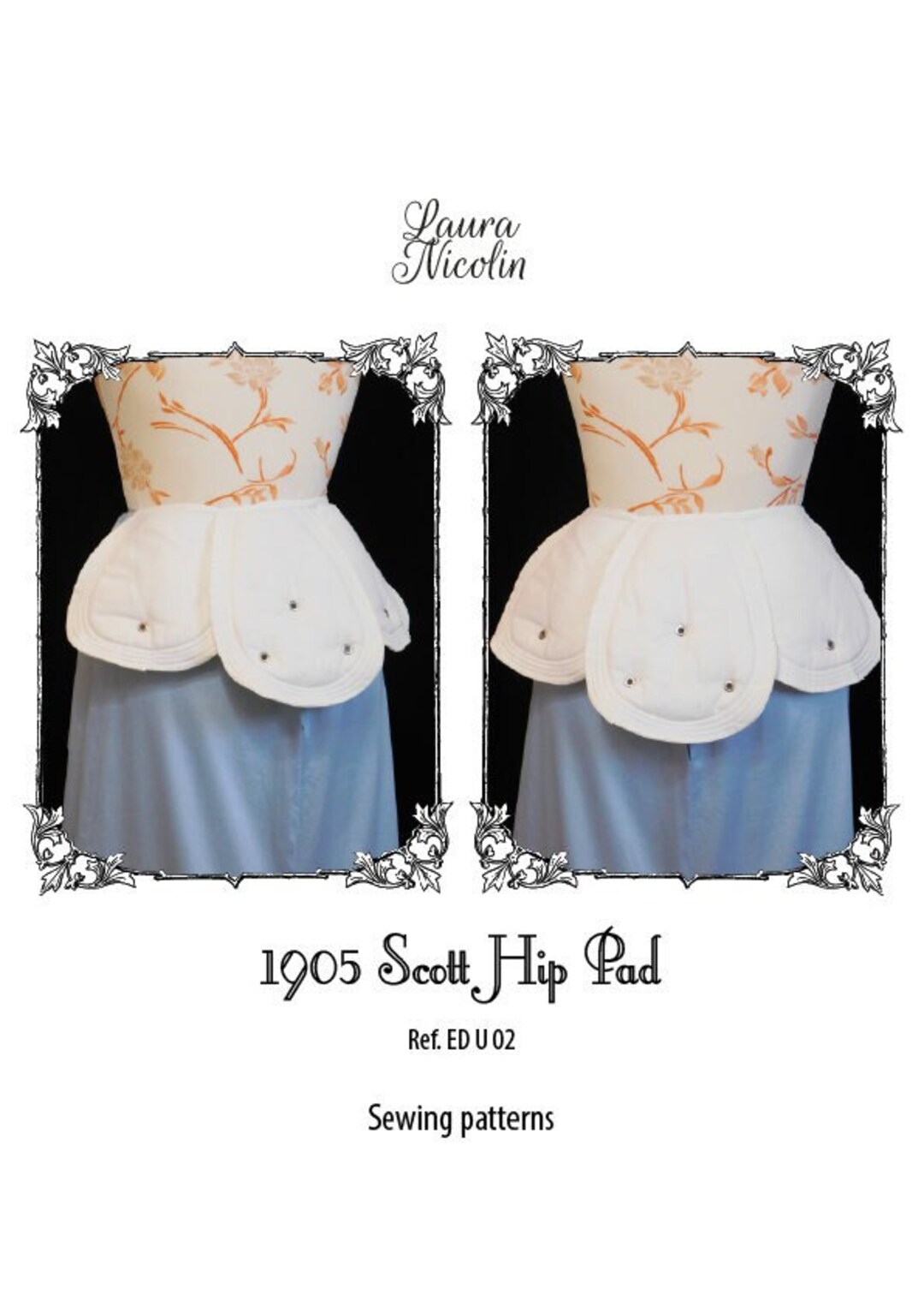 1905 Scott Hip Pad Pattern, Hip Improver, Edwardian Underwear ...