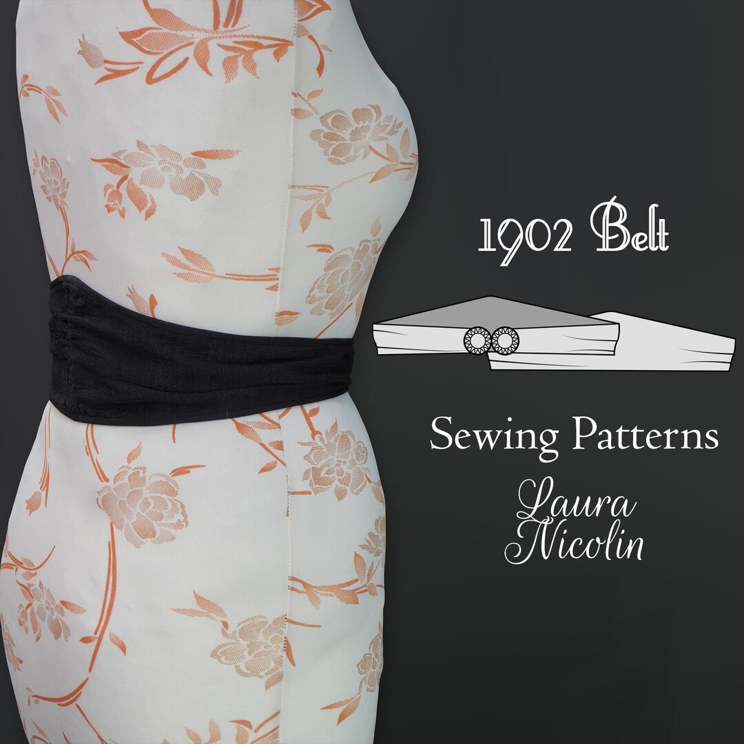 1902 Edwardian Belt, Edwardian Shirt, Edwardian Patterns, 1900s Fashion ...