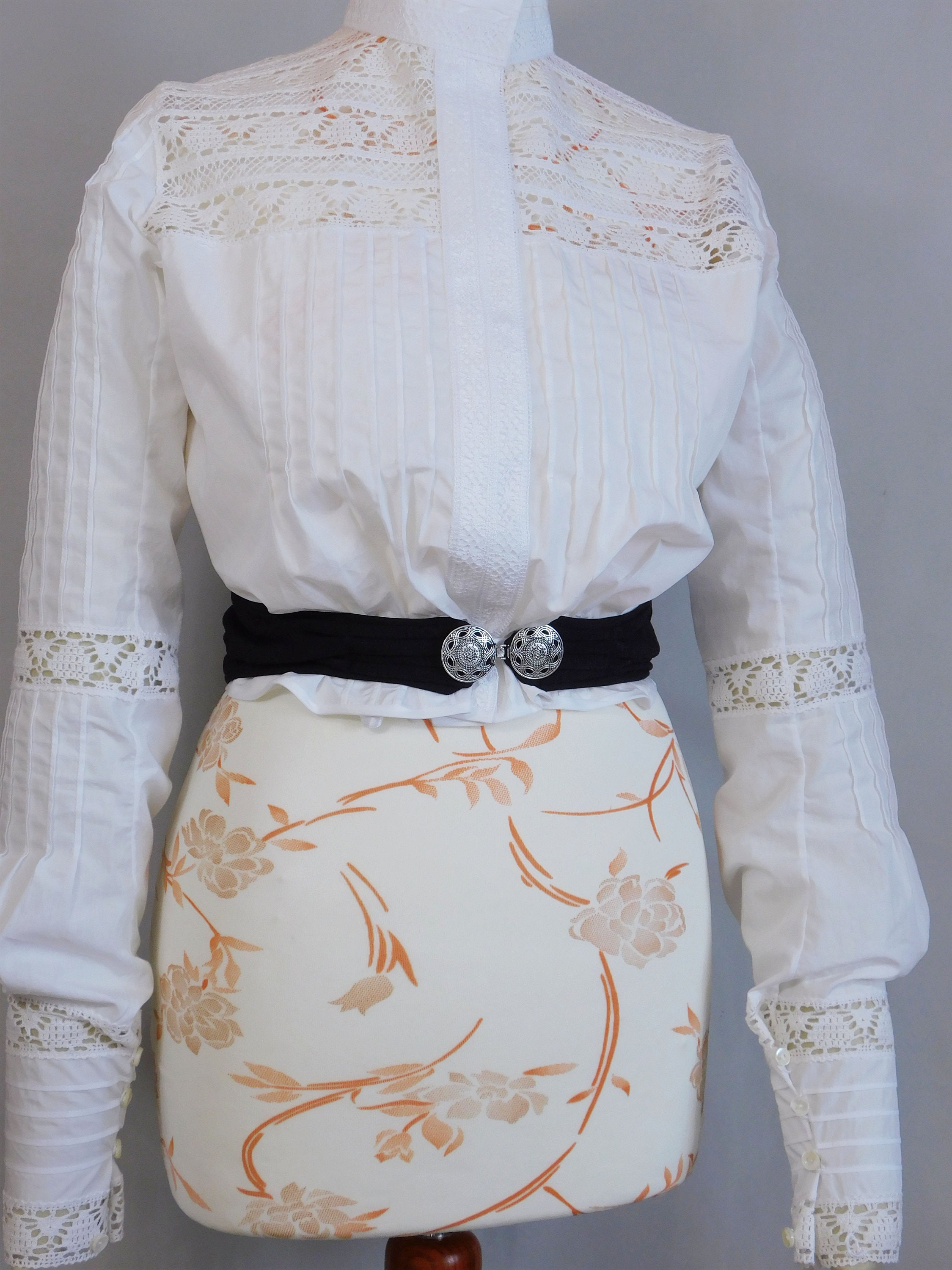 1902 Edwardian Belt Edwardian Shirt Edwardian Patterns - Etsy