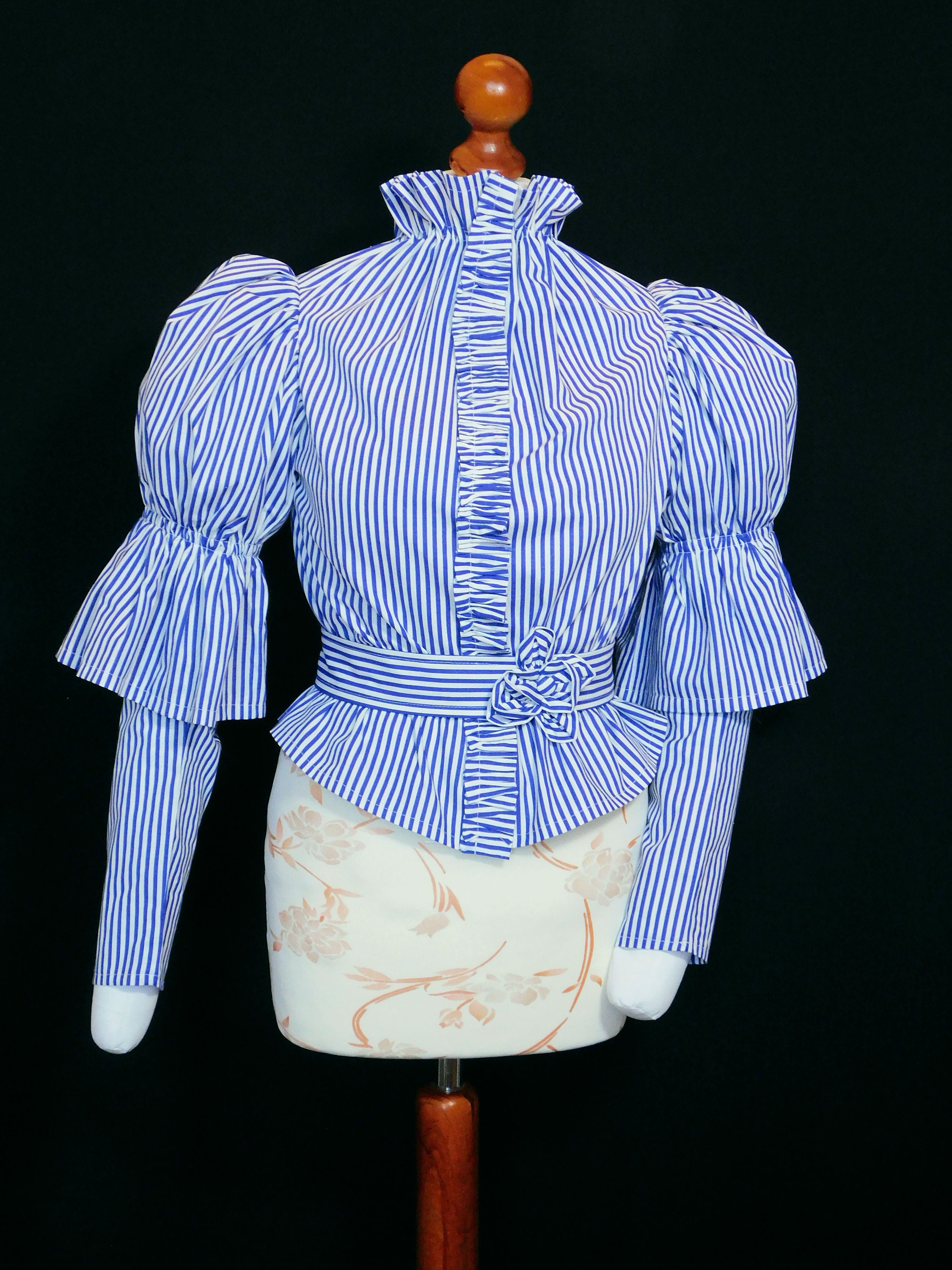 1893 House Blouse Late Victorian Sewing Pattern, Victorian Shirtwaist ...