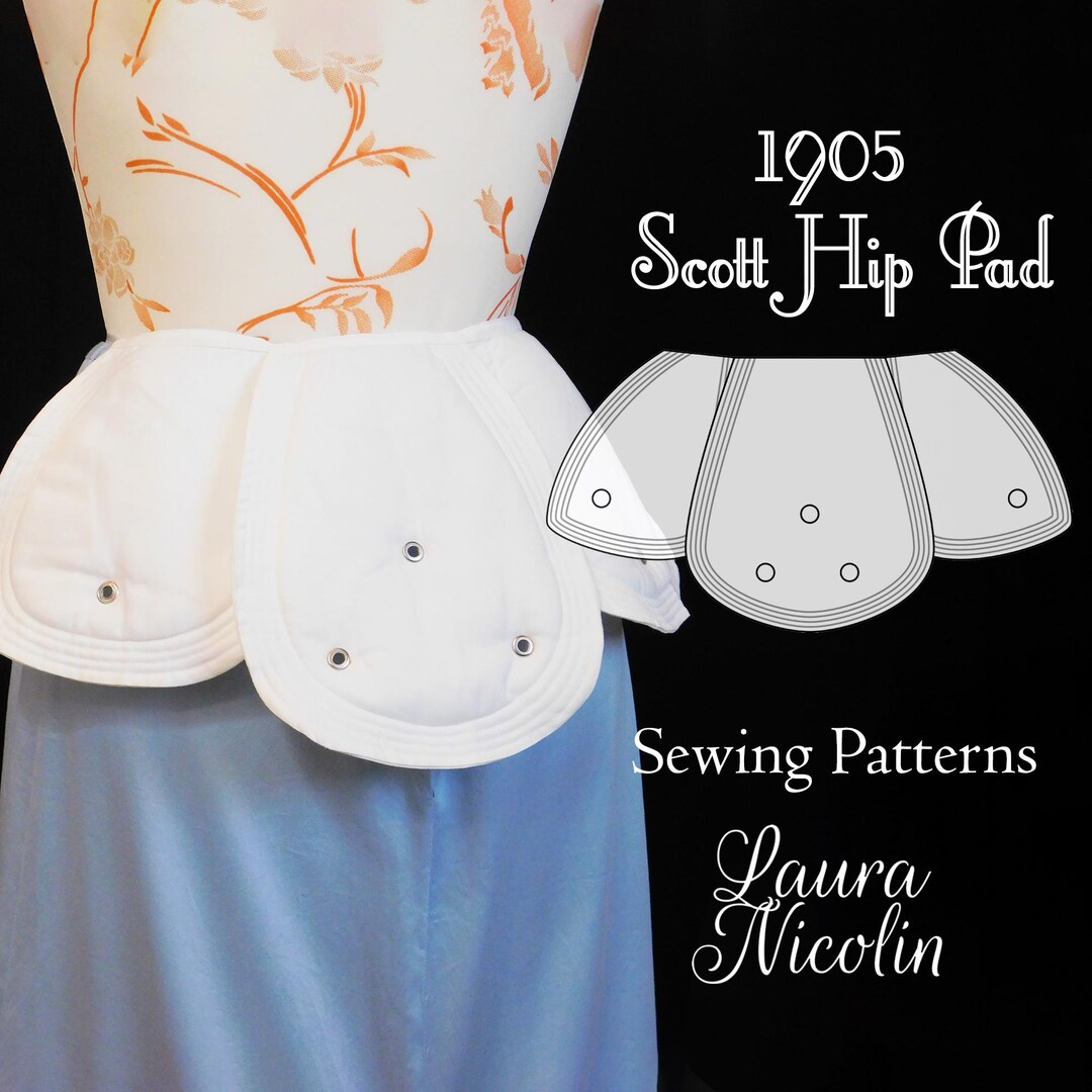 1905 Scott Hip Pad Pattern, Hip Improver, Edwardian Underwear ...