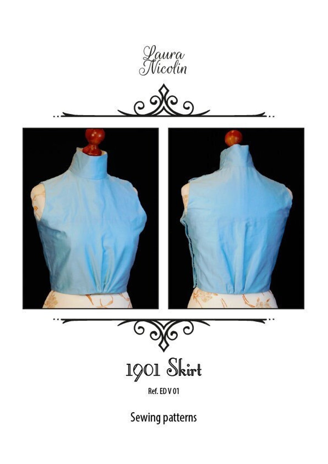 1901 Edwardian Vestee, Victorian Blouse, Edwardian Shirt, Period ...