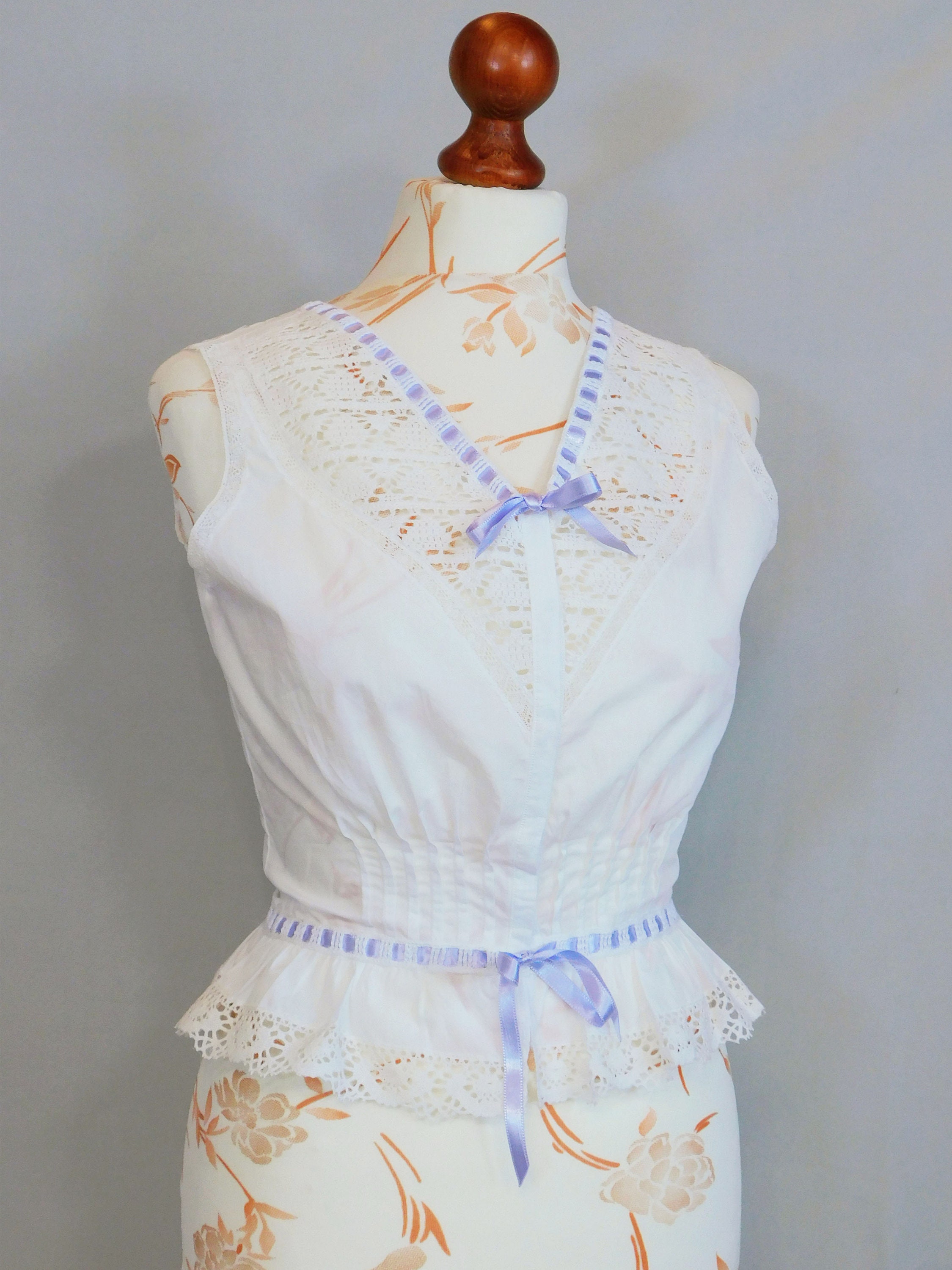 1906 Edwardian Corset Cover, Digital Download Edwardian Blouse ...