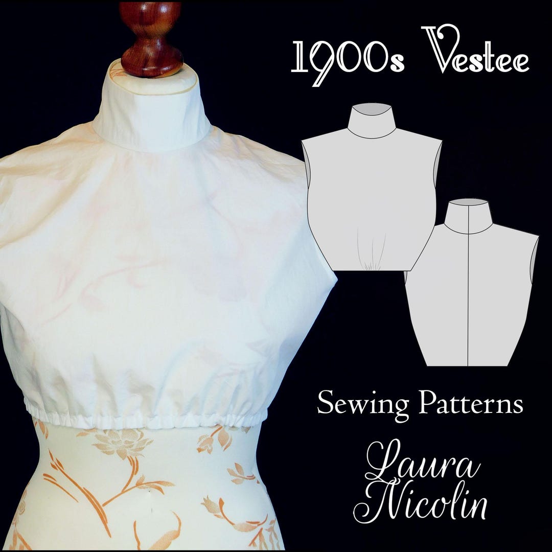 1900s Edwardian Vestee, Victorian Blouse, Edwardian Shirt, Period ...