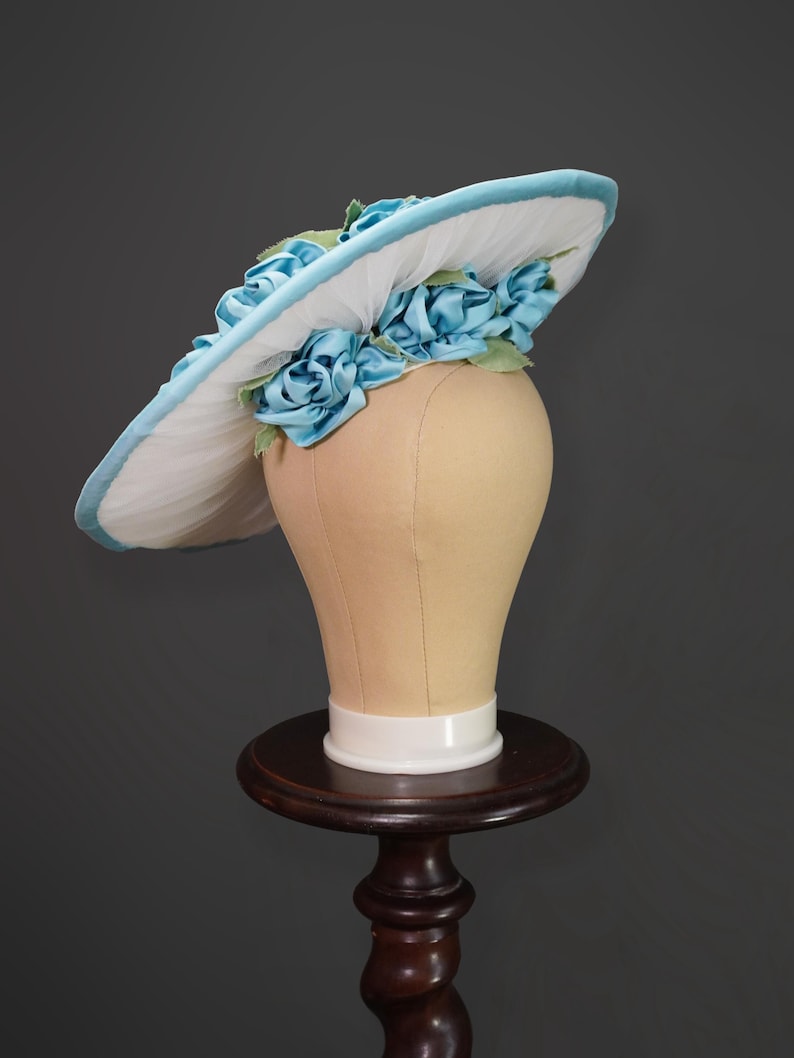 1901 Edwardian Hat PDF Sewing Patterns, Victorian Floral Hat, Victorian ...