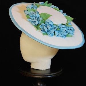 1901 Edwardian Hat PDF Sewing Patterns, Victorian Floral Hat, Victorian ...