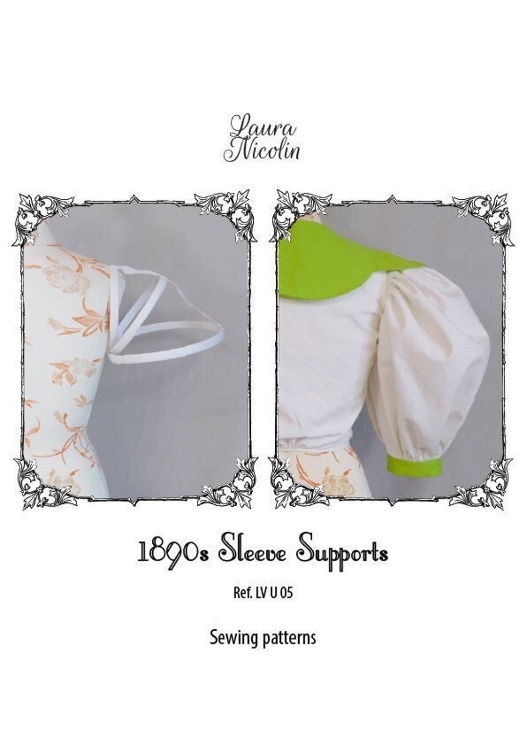 1890 Sleeve Support for Victorian Sleeves, Victorian Blouse, Victorian ...