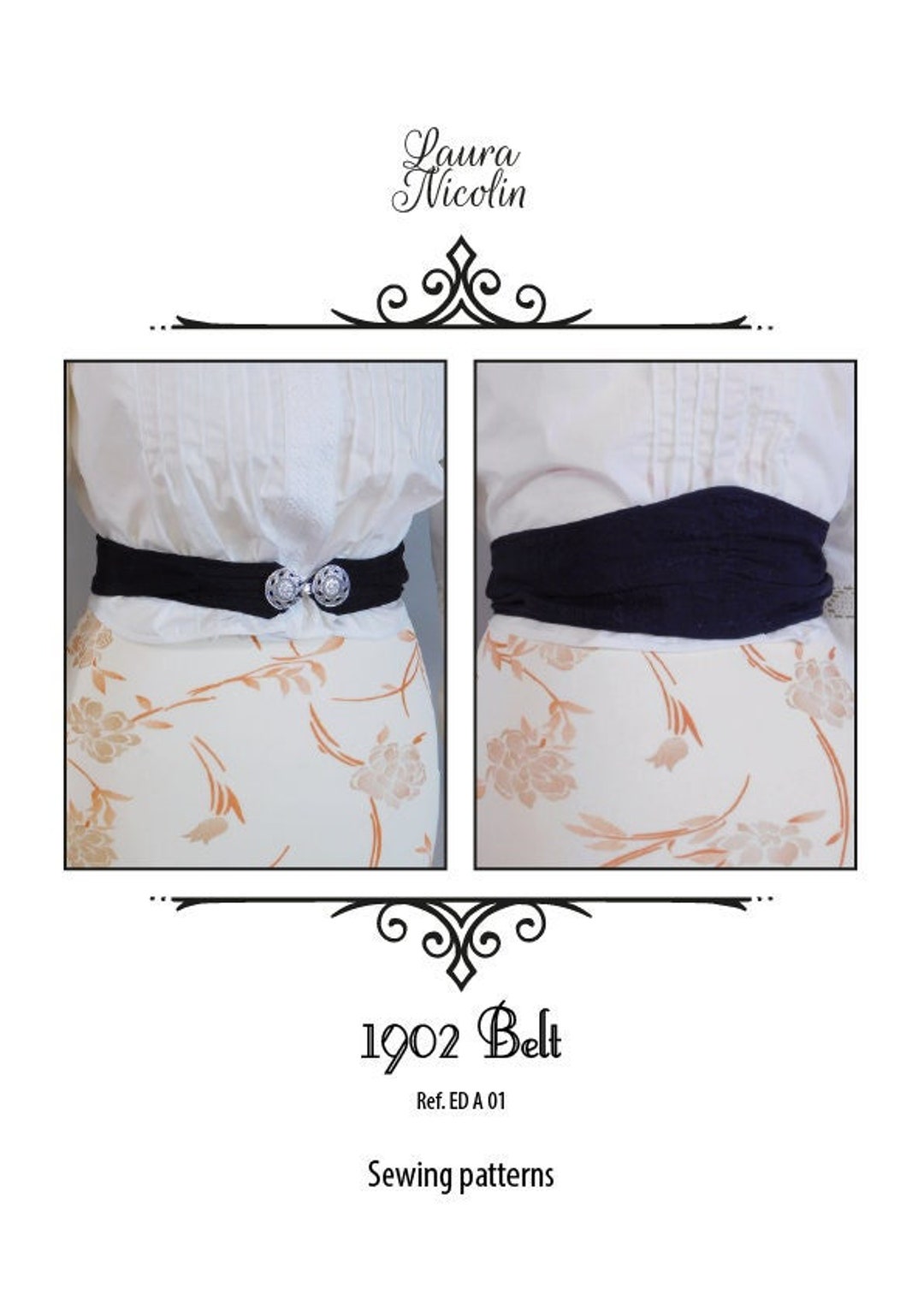 1902 Edwardian Belt, Edwardian Shirt, Edwardian Patterns, 1900s Fashion ...