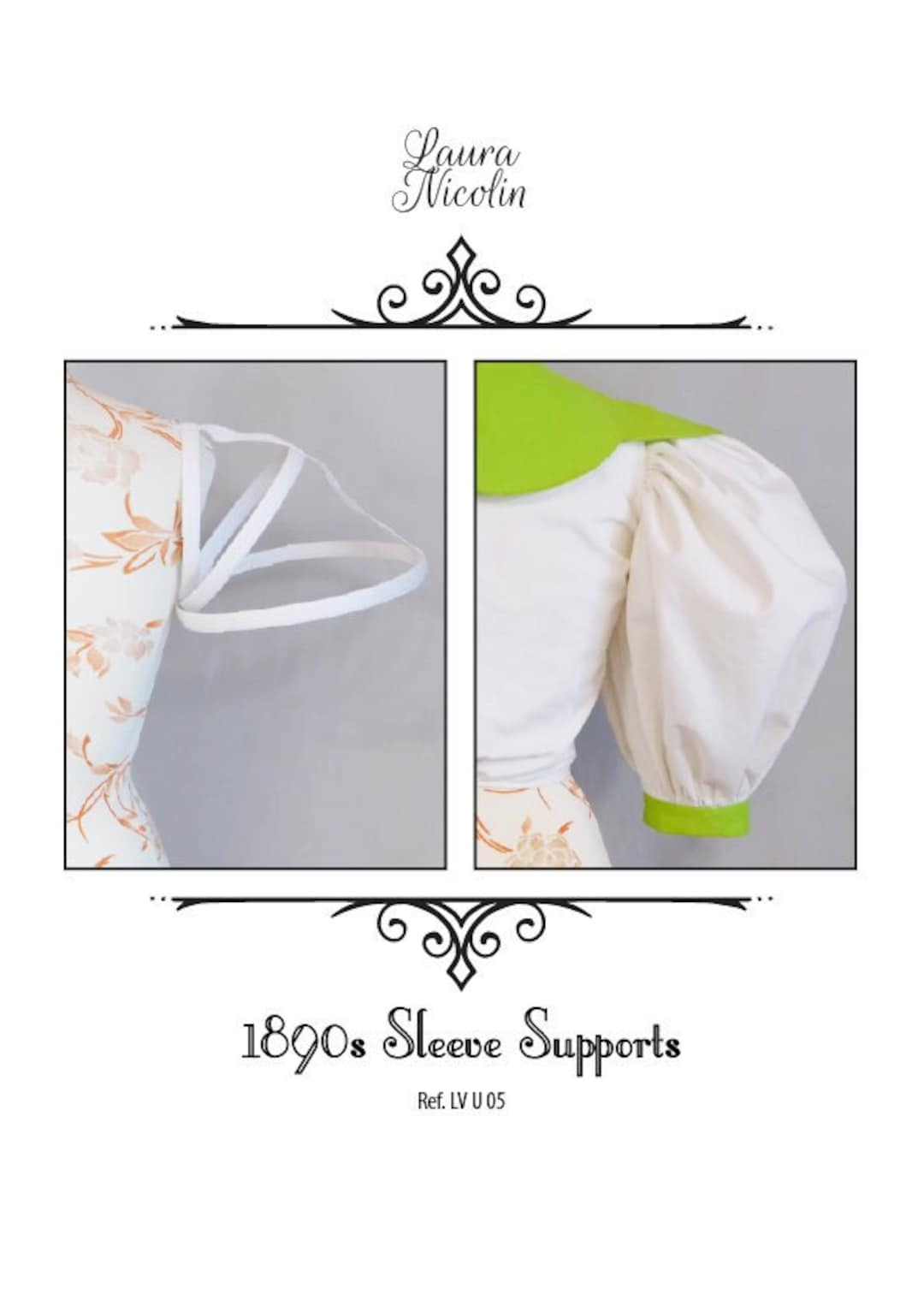 1890 Sleeve Support for Victorian Sleeves, Victorian Blouse, Victorian ...