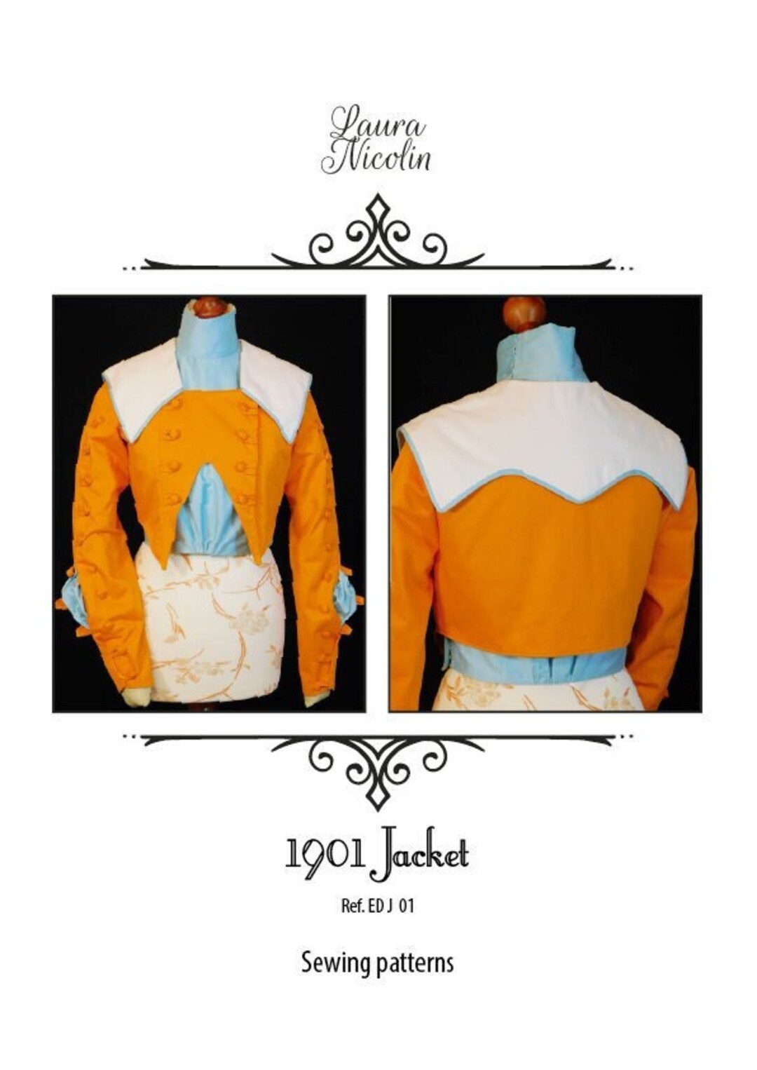 1901 Edwardian Jacket Sewing Patterns With Vestee, Edwardian Shirt ...