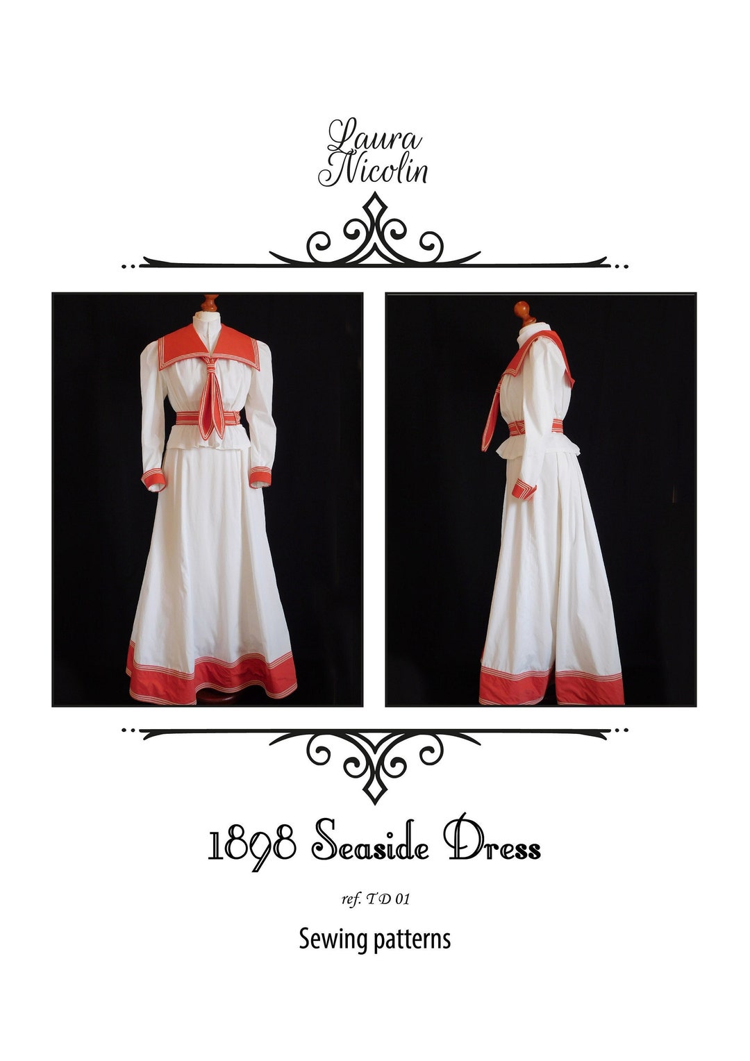 Digital Download Late Victorian Dress Victorian Summer Dress Victorian ...