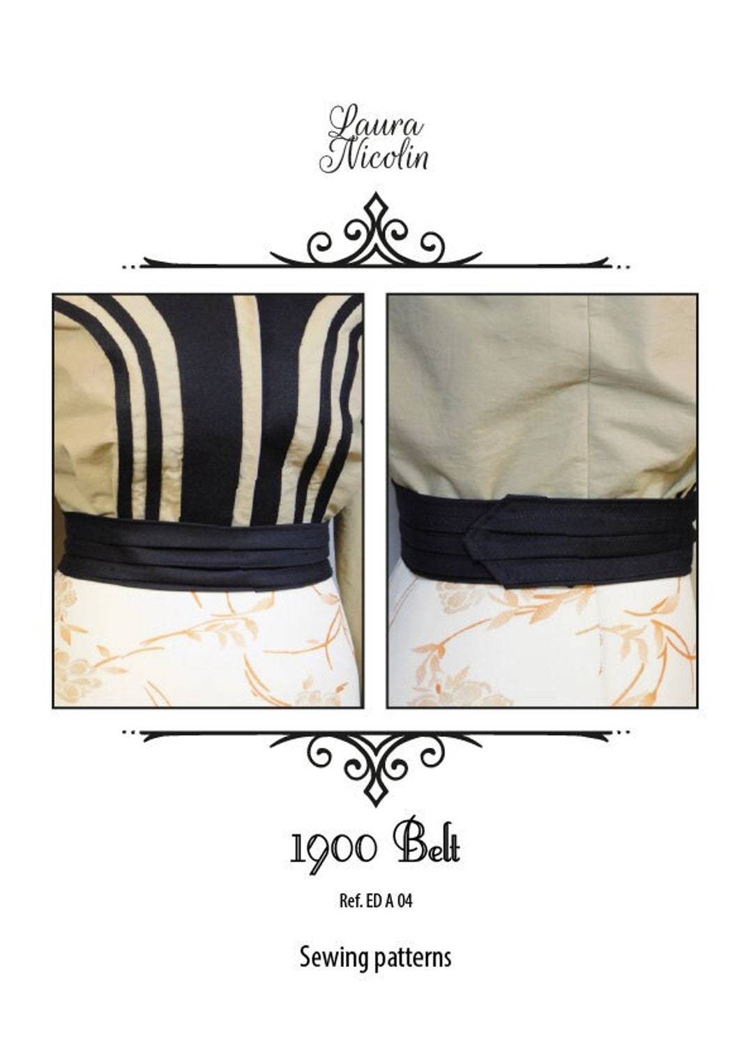 1900 Edwardian Belt Edwardian Shirt Edwardian Patterns - Etsy