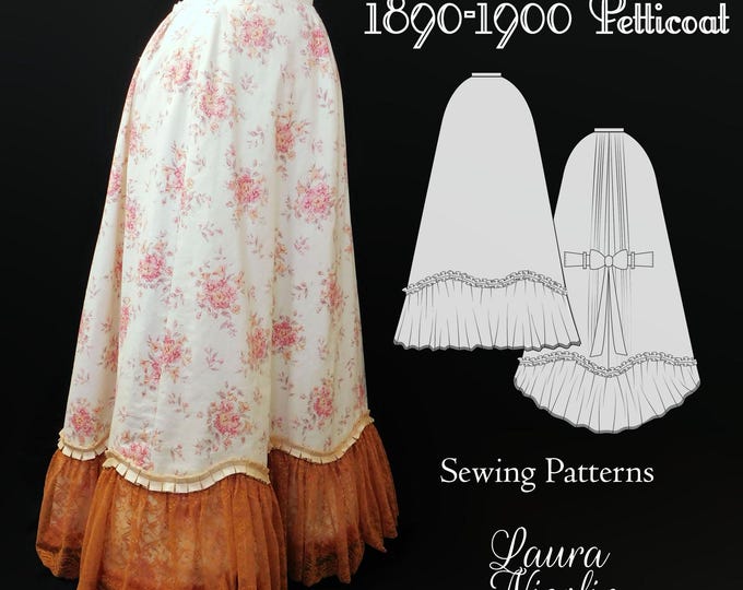 RH979 — Quick Print Mid-victorian (1850s-1860s) Civil War Skirts ...
