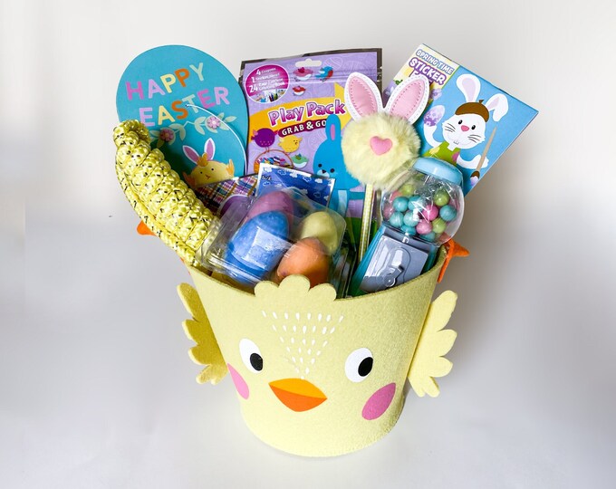 Custom Prefilled Easter Basket, Easter Basket Activities, Food Allergy ...