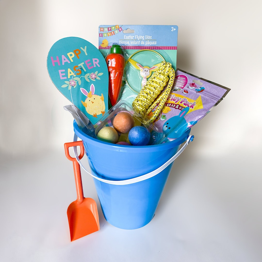 Custom Prefilled Easter Basket, Easter Basket Activities, Food Allergy Friendly, Beach Bucket - Etsy