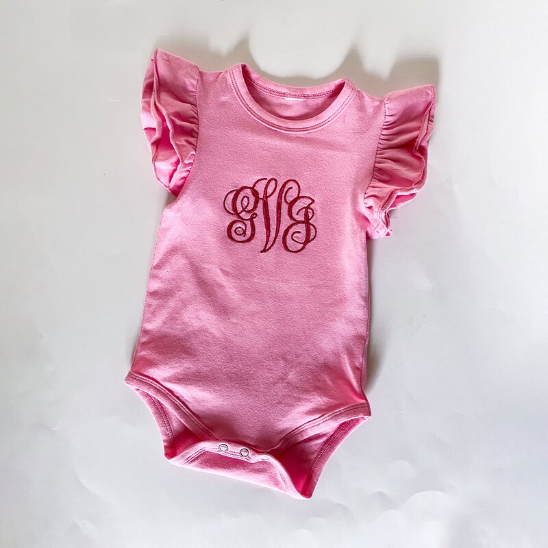 Monogrammed Onesies - Etsy