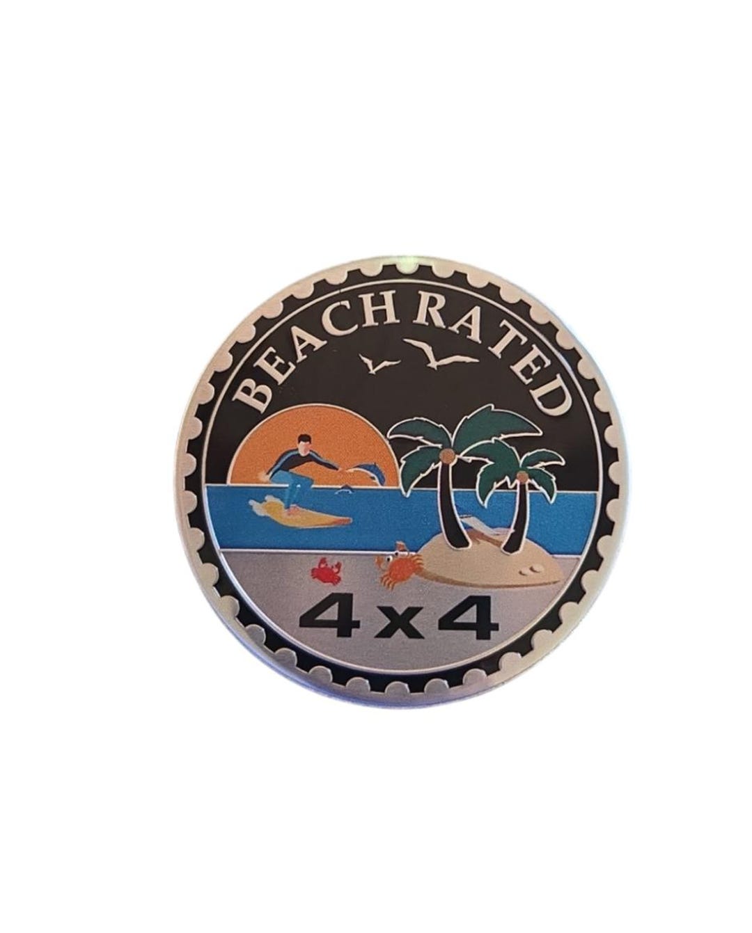Beach Rated Badge - Etsy