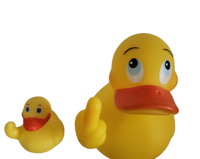 Middle Finger Duck - Etsy