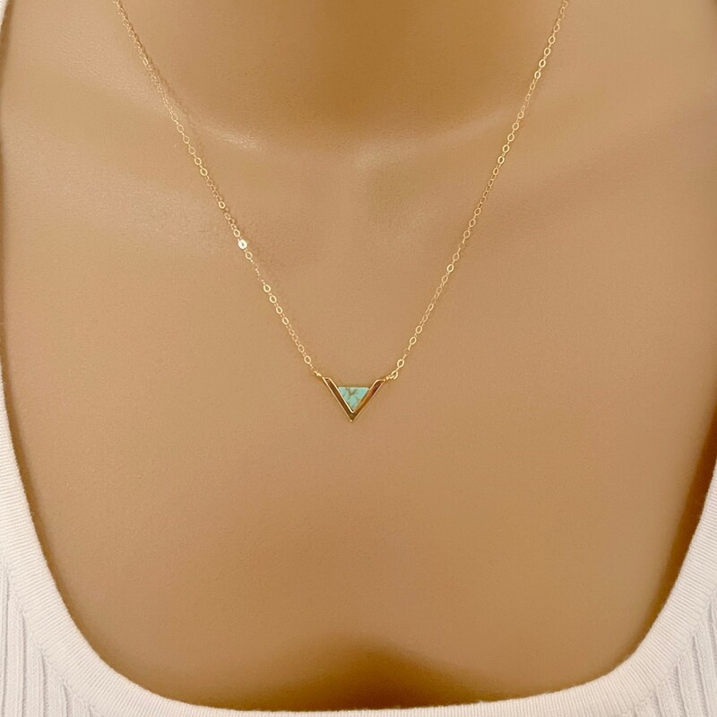 Triangles Necklace - Etsy