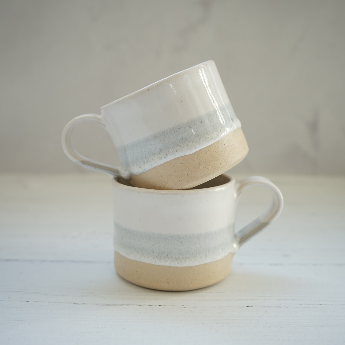Handmade Pottery Mug White Mug Wedding Gift - Etsy