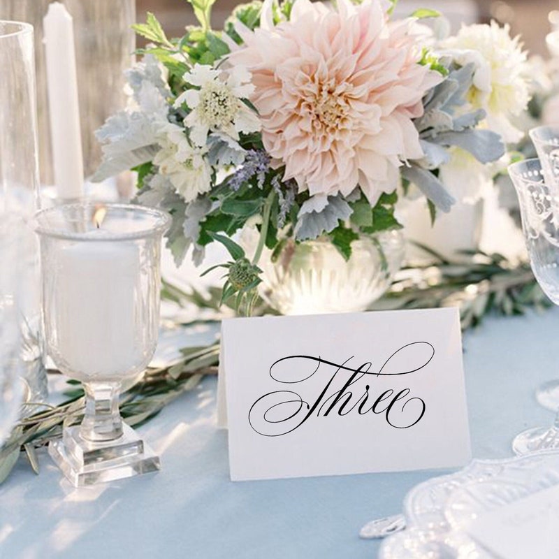 Table Number Tent - Etsy