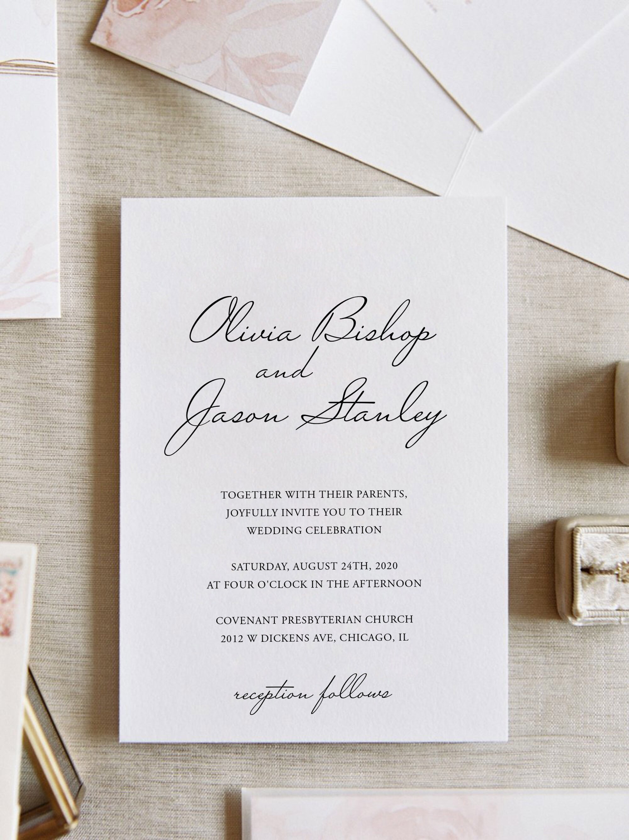Printable Wedding Invitation Download Wedding Invitation - Etsy