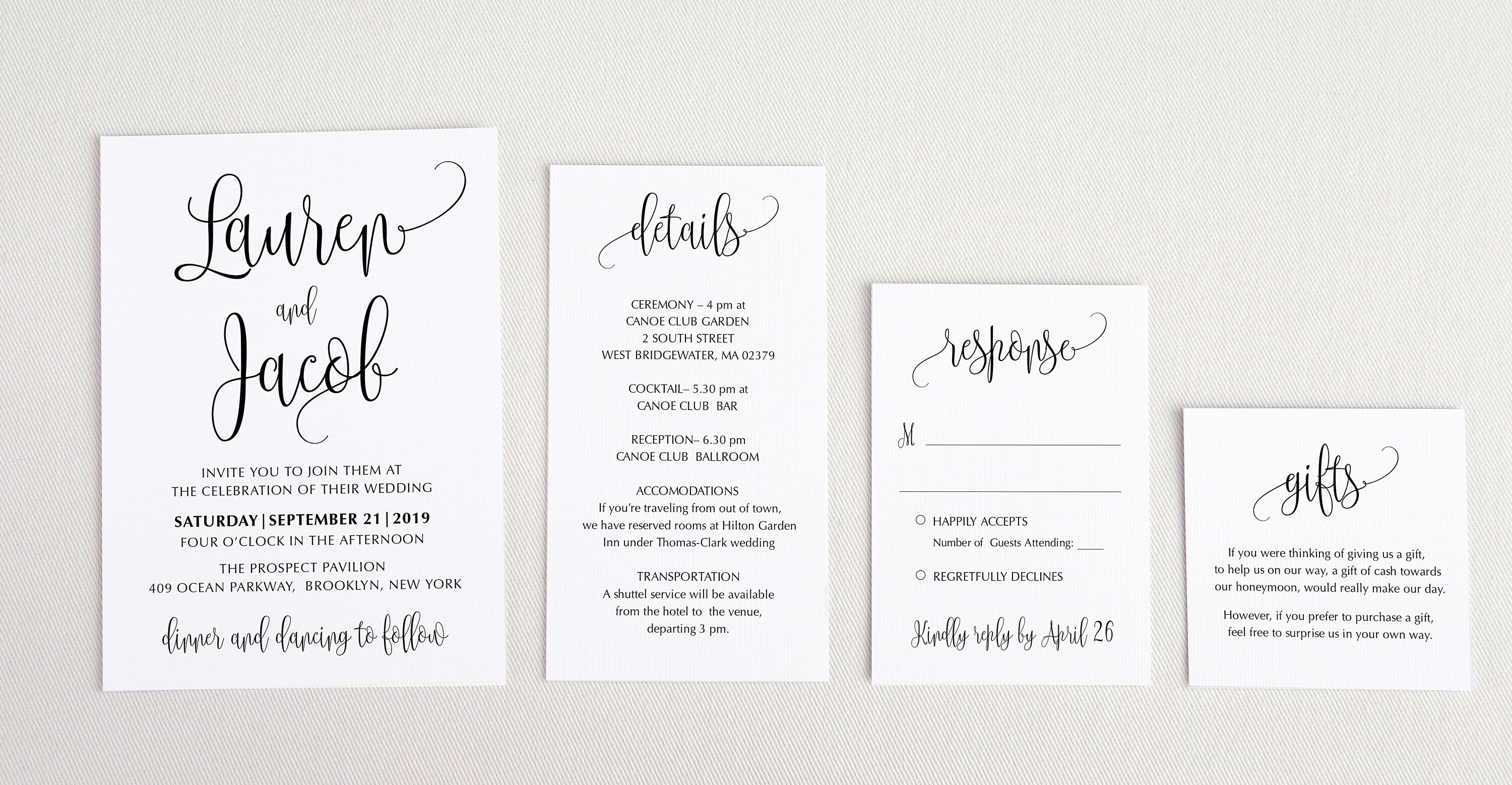 Pocket Invitation Template Printable Pocket Invitation | Etsy
