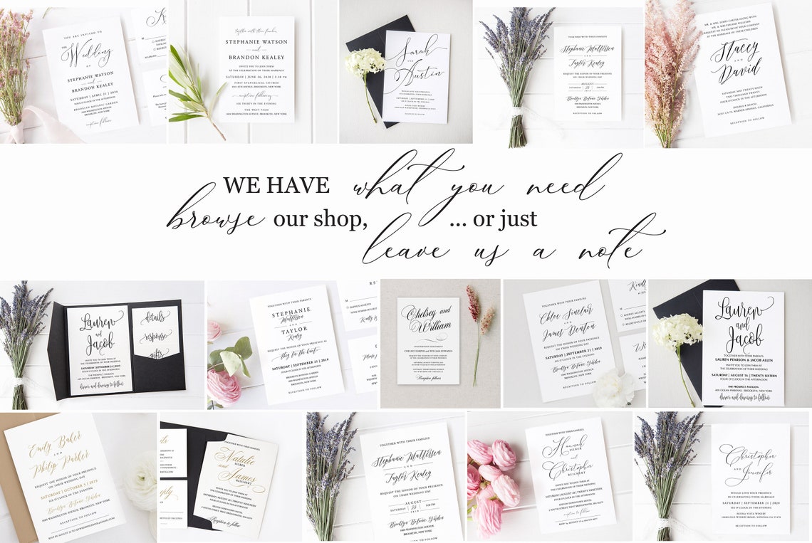 Pocket Invitation Template Printable Pocket Invitation | Etsy