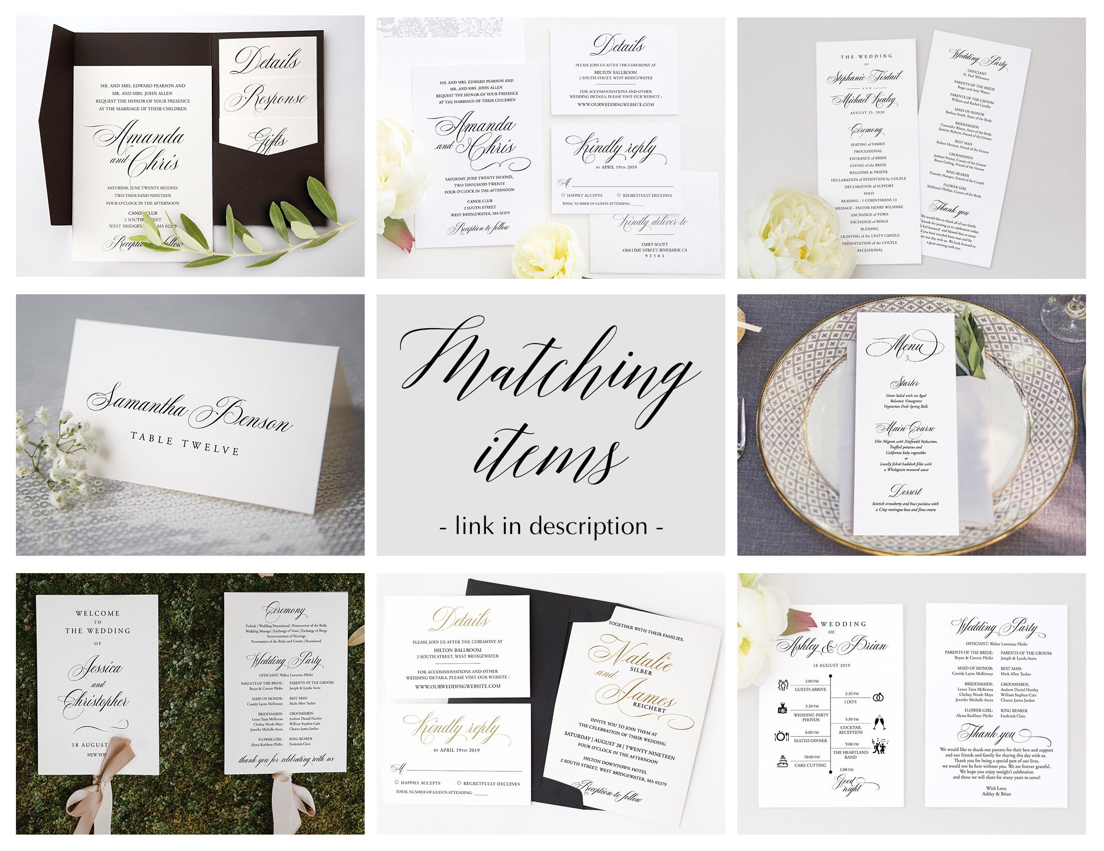 Editable Wedding Program. Program Template Wedding. Printable | Etsy