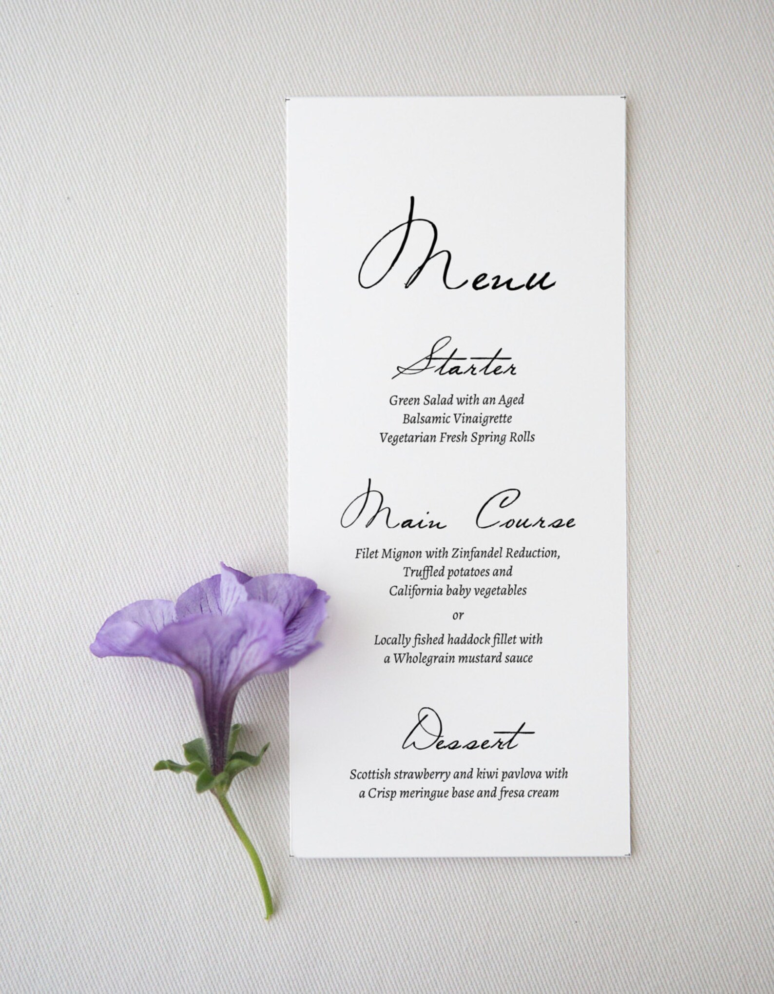 Printable Wedding Menu. Wedding Menu Template. Printable Menu. | Etsy