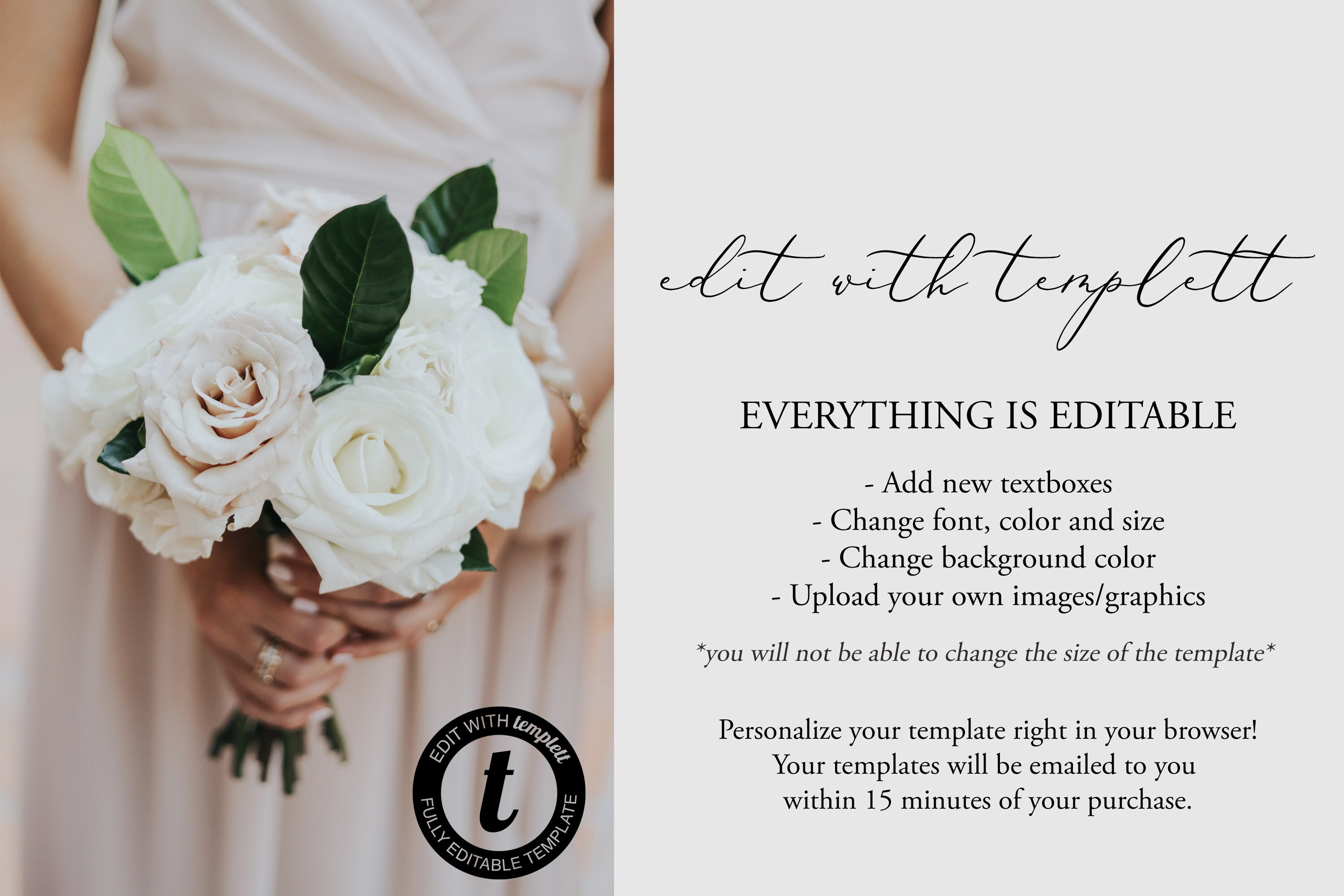 Calligraphy Welcome Wedding Note Template Classic Script | Etsy