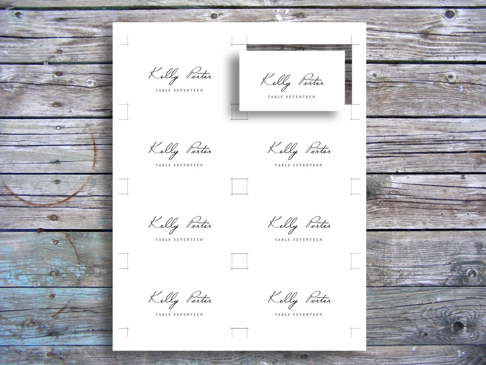 Printable Place Card Wedding Place Cards Template Place Card - Etsy