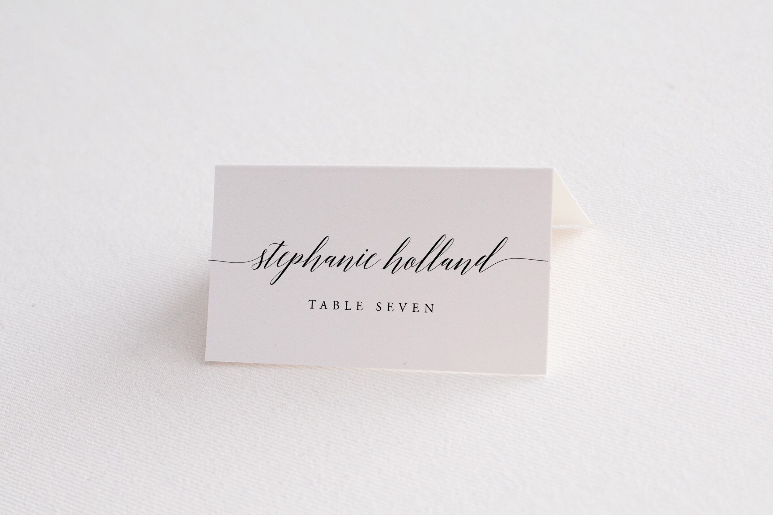 Printable Place Card Download. Wedding Place Cards Template. | Etsy