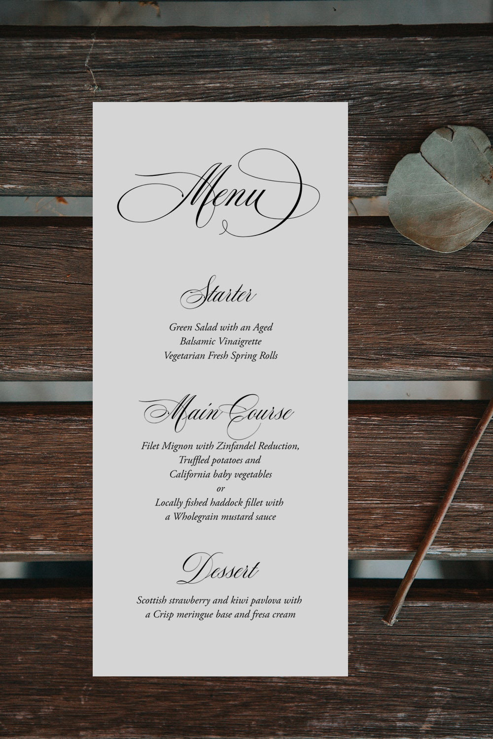 Printable Wedding Menu. Wedding Menu Template. Printable Menu. | Etsy