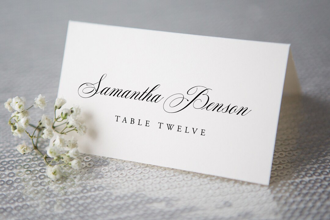 Editable Place Card. Printable Place Cards. Wedding Place - Etsy