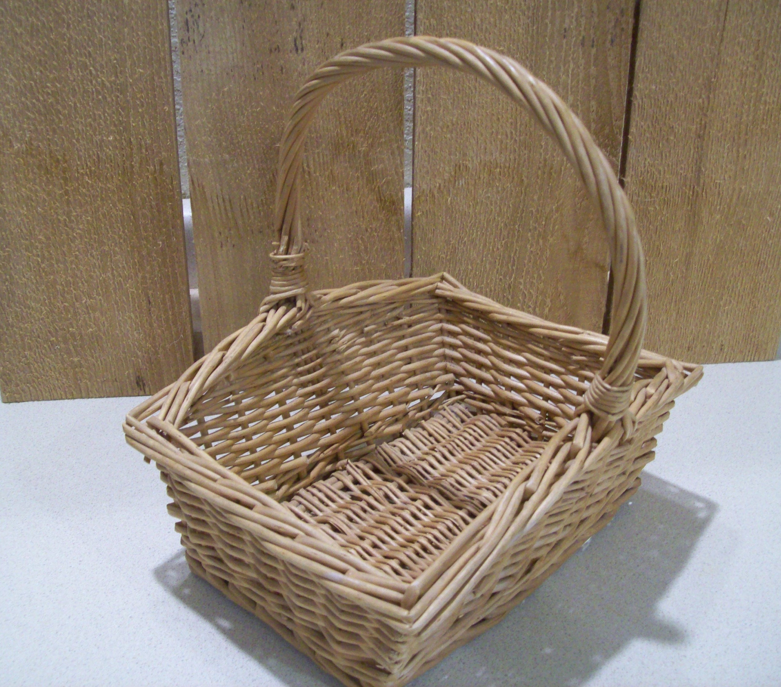 Vintage Rectangular Wicker Basket Baskets Home & Living etna.com.pe