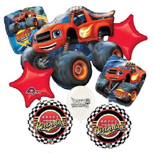 BLAZE and the Monster Machines Balloons Party Supplies | Etsy