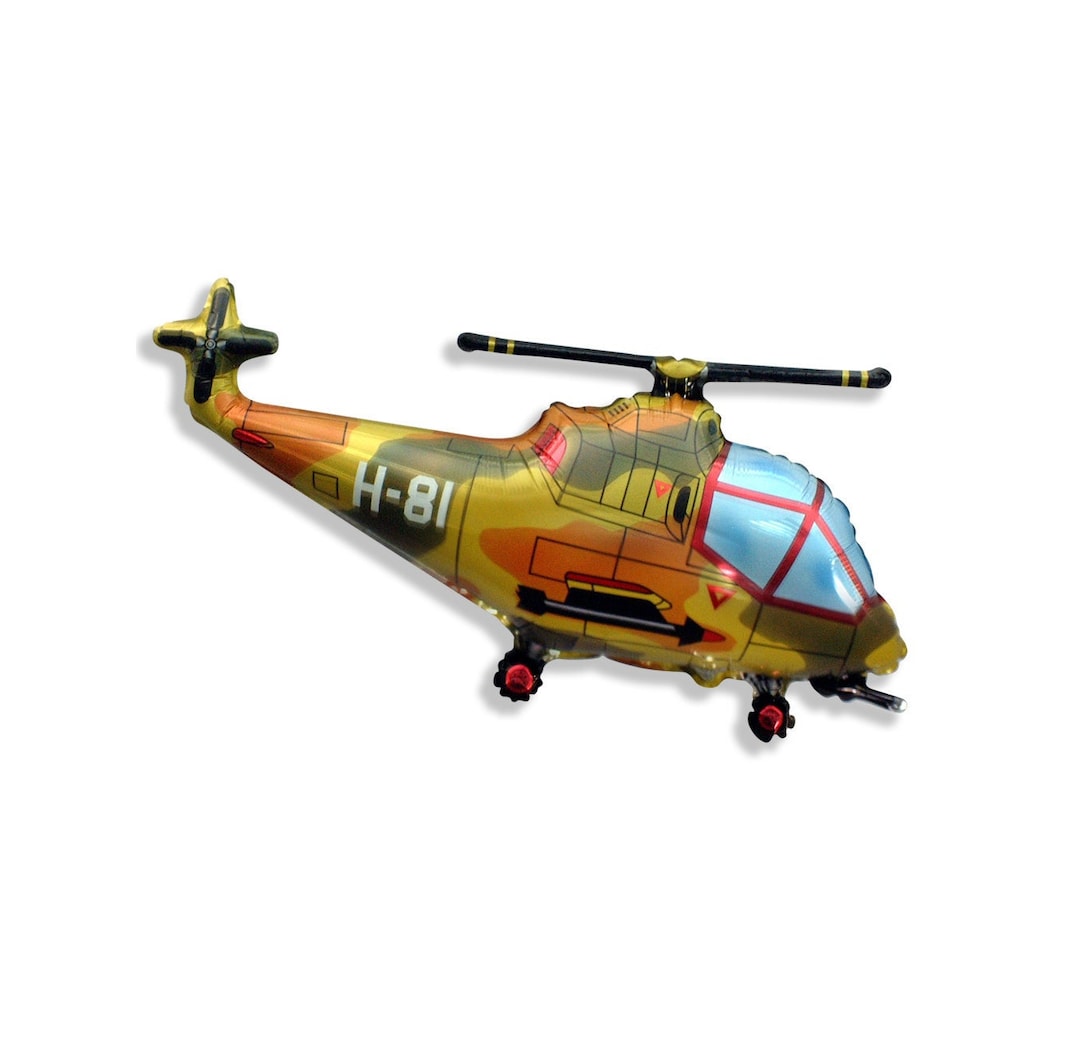 22" Military Helicopter Foil Balloon - Etsy