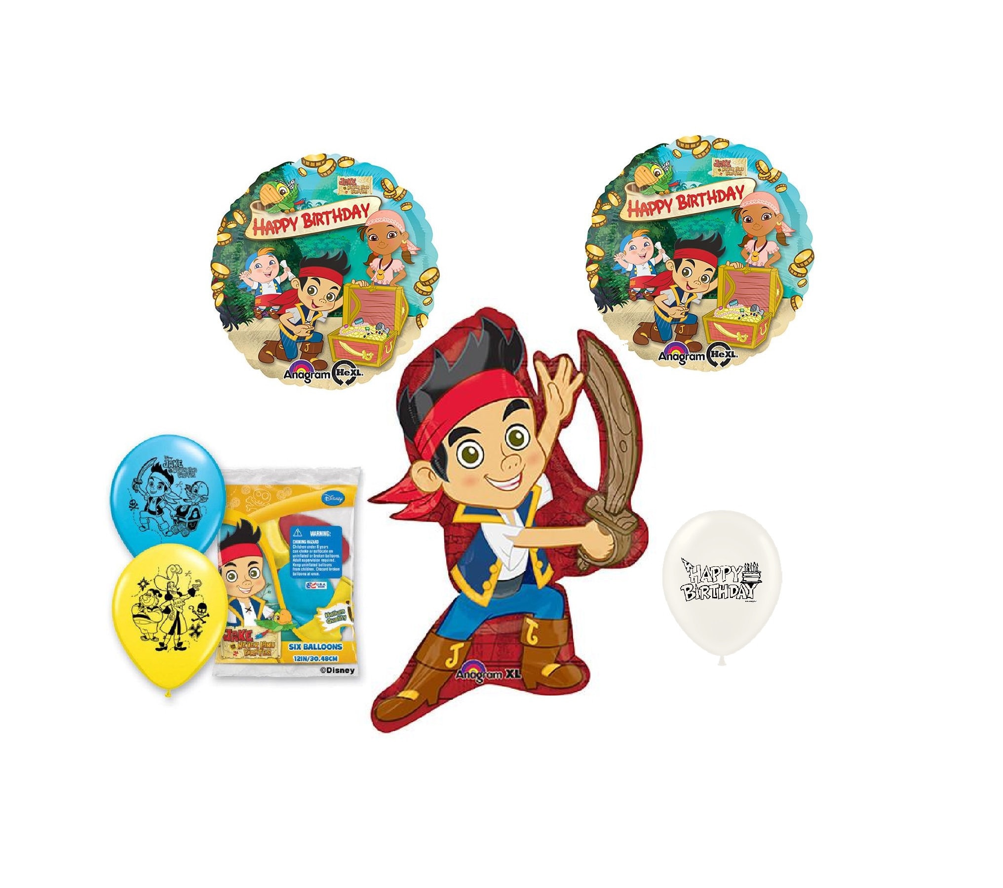 Jake And The Neverland Pirates Cake Topper Kit