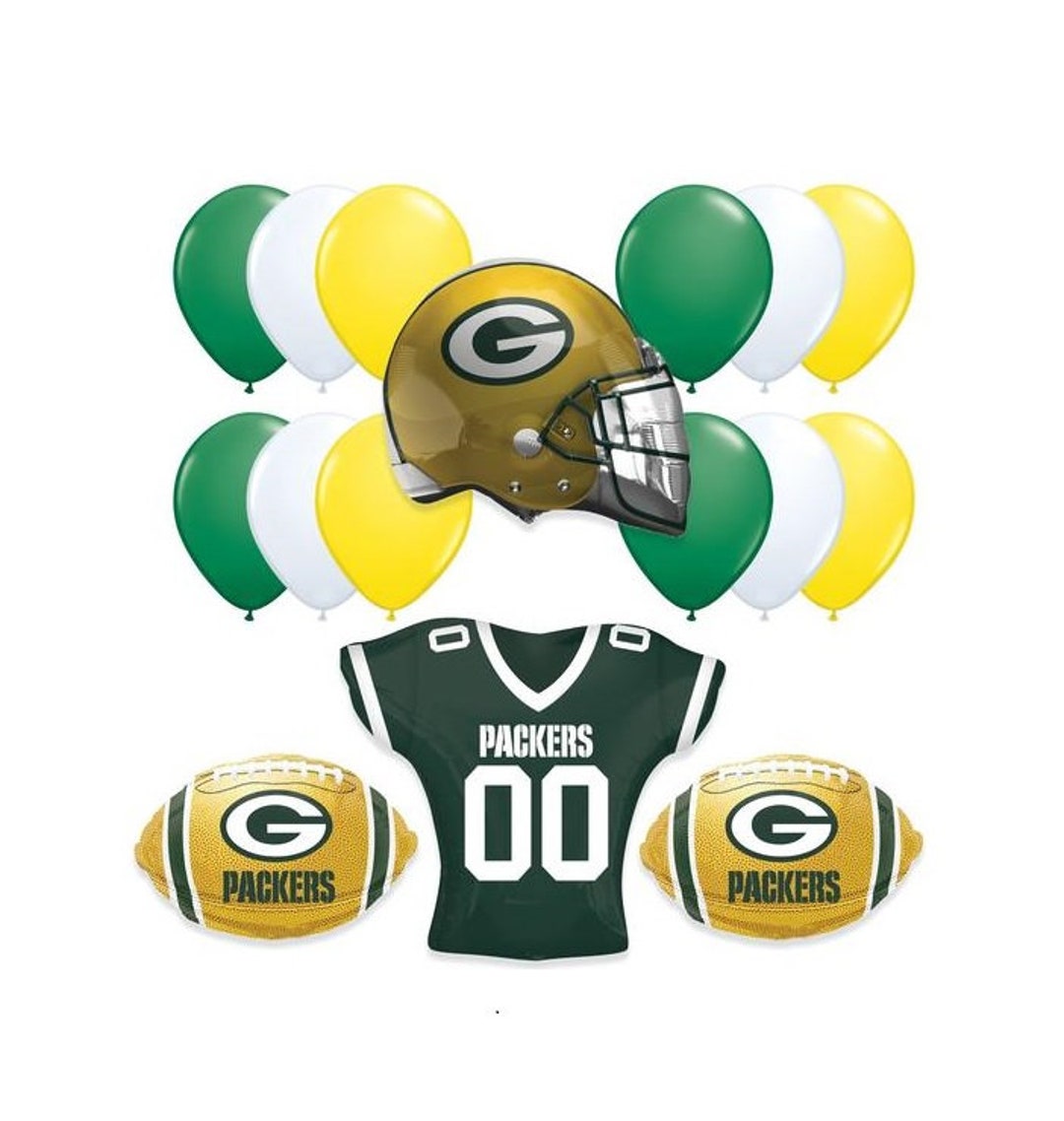 Green Bay Packers NFL Football Jumbo Balloon Kit - 16pc - Etsy