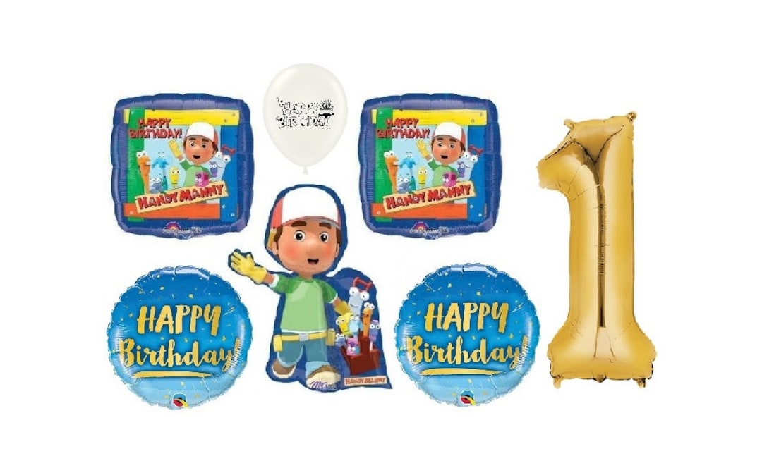 Handy Manny Party Event Decorations Bouquet of Balloons With Your ...