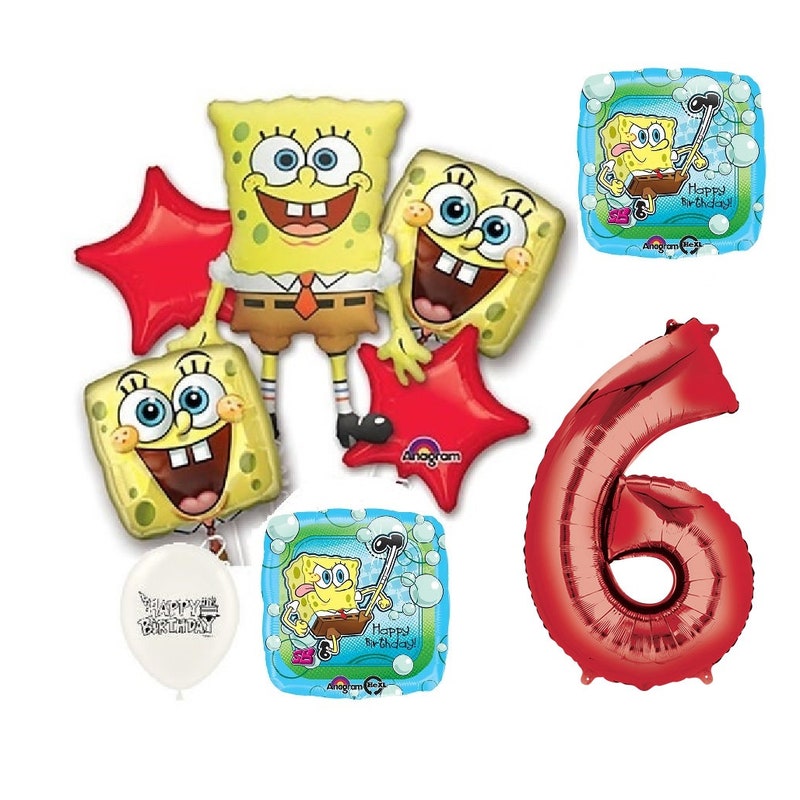 Spongebob Party Balloon - Etsy